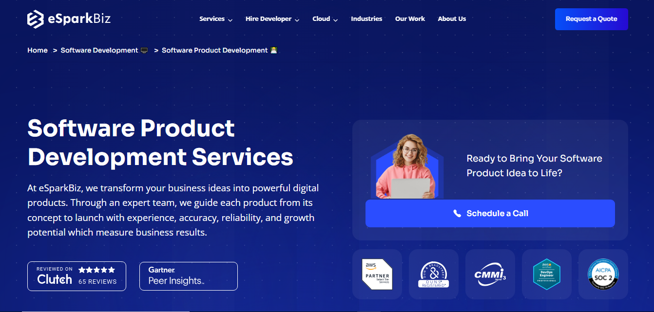 GeeksforGeeks Rank eSparkBiz #2 Product Development Firm